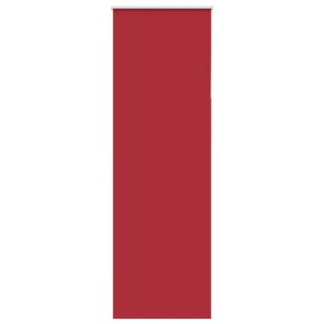 Berkfield Home Roller Blind Blackout Red 85x230 cm Fabric Width 80.7 cm ...