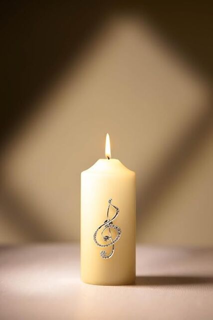 Church Pillar Candles Long Burn Time with Candle Pins by Debenhams ...