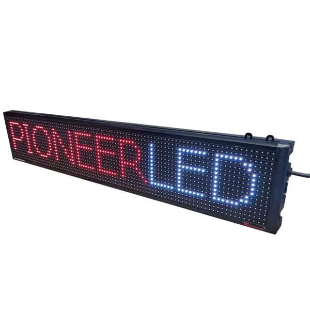 PioneerLED Programmable LED Scrolling Sign P10 67x19cm Indoor - Size ...
