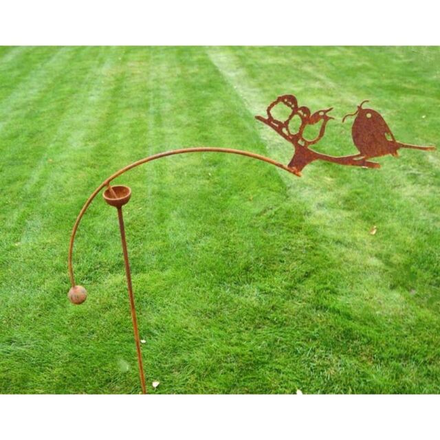 Birds Feeding Wind Rocker Single BM/RtR - Steel - L66 x H148.5 cm by ...