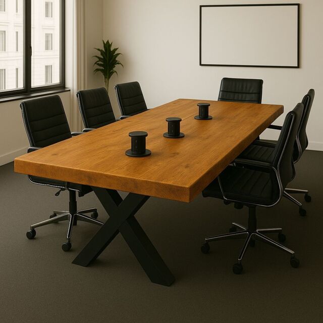 Sophisticated Oak Dining Table by Debenhams | ufurnish.com