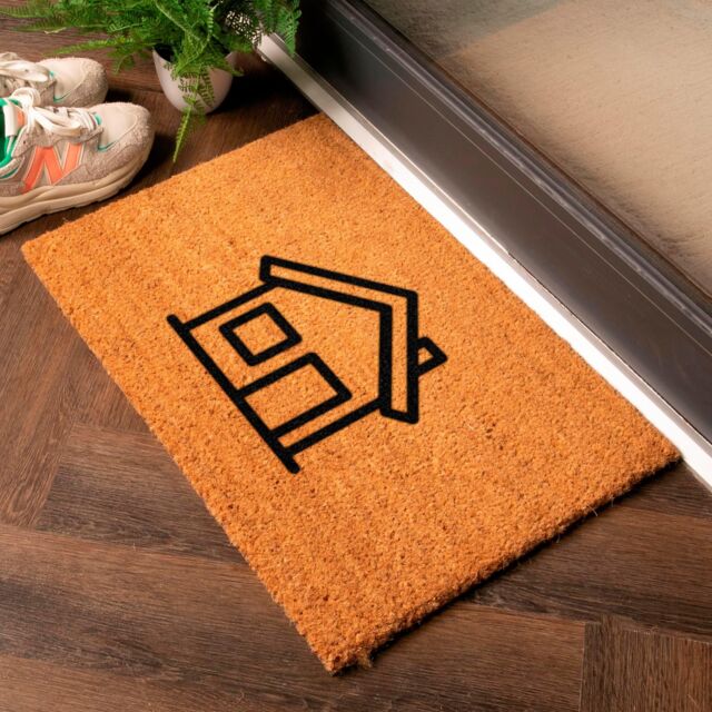 Minimalistic House Outline Doormat by Debenhams | ufurnish.com