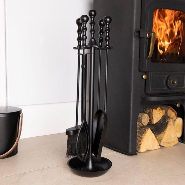 Charles Bentley Hemlock Fireside Companion Set Tool Stand Iron ...