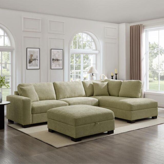 Tate Corner Sofa, Right Hand Facing With Storage Footstool by Debenhams ...