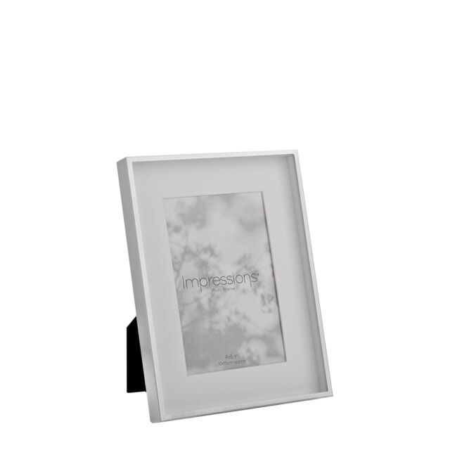 "Impressions Silver Shadow Frame 4"" x 6""" by Debenhams | ufurnish.com