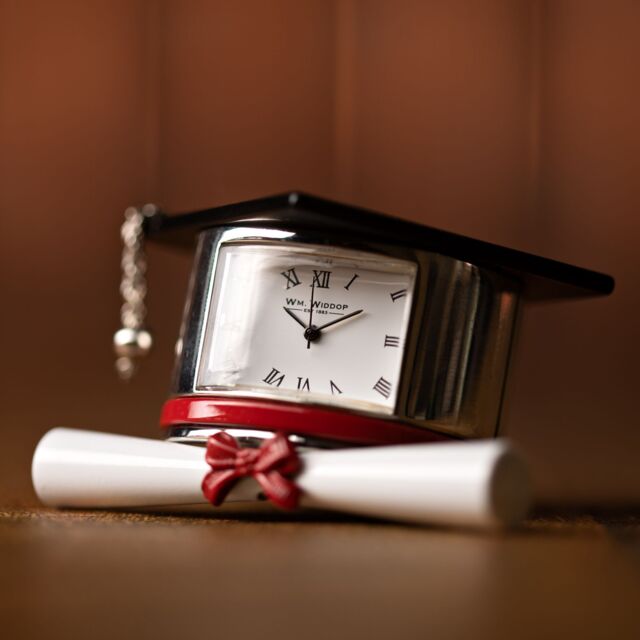 Miniature Clock - Graduation Hat & Scroll by Debenhams | ufurnish.com