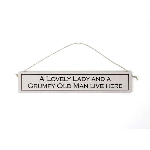 Wooden Hanging Sign - A Lovely Lady by Debenhams | ufurnish.com