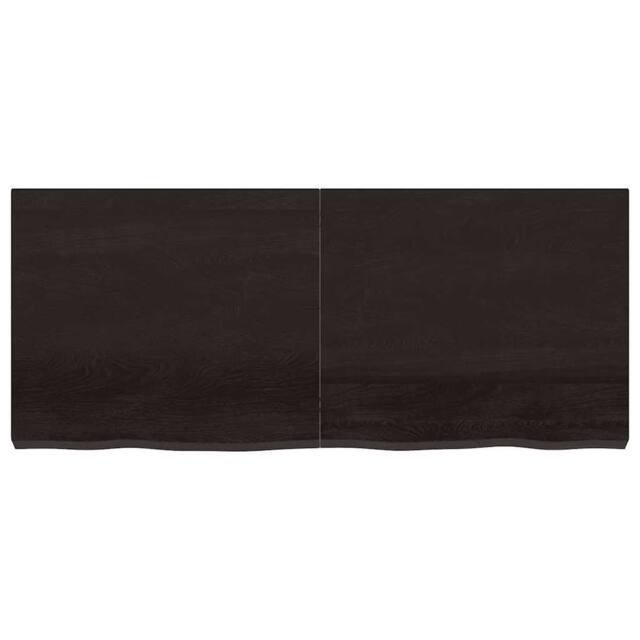 Berkfield Home Table Top Dark Grey 140x60x(2-6) cm Treated Solid Wood ...