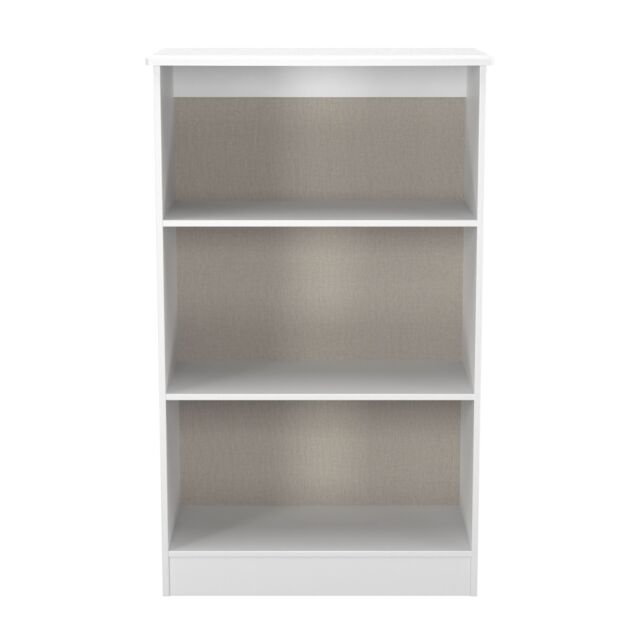 Ready Assembled 2 U Carlton Bookcase (Ready Assembled) in White - Size ...