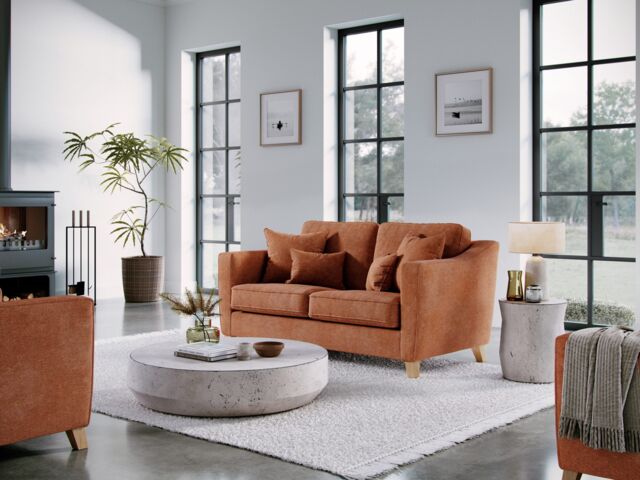 The Great Sofa Company Jackson Small Sofa City Terracota in Red by ...