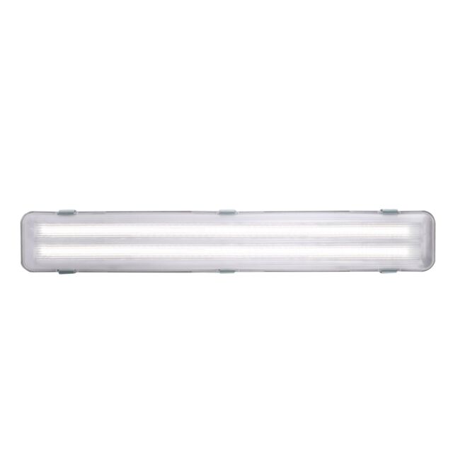 Nordlux 'Works Ip65 2x10W LED' Outdoor Batten Light Fitting Grey G13 by ...