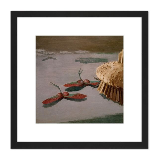 Noburu Kitiwaki Airport Abstract Painting 8X8 Inch Square Wooden Framed ...