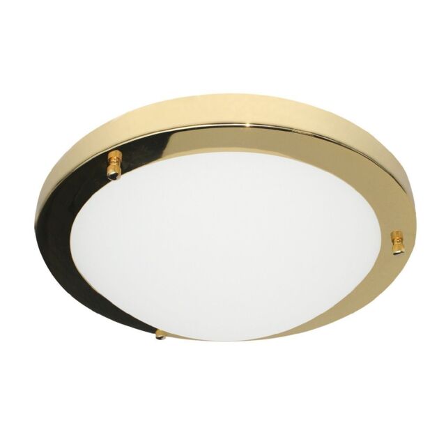 Delphi 4000k LED Bathroom 18W Ceiling Light Brass IP44 by Debenhams ...
