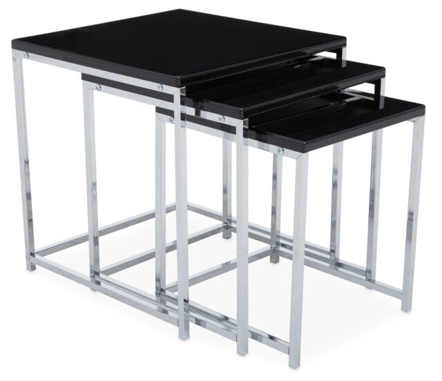 Orsina Set of Three Nesting Side Tables, Modern Nesting Tables, Nesting ...