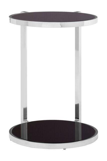 Functional Side Table With Rounded Base, Versatile Side Table For ...