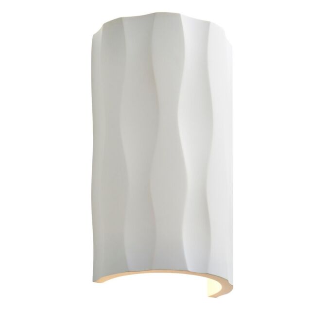 Netlighting Toledo 3000k LED 2 Light Plaster Wall Lamp White by ...