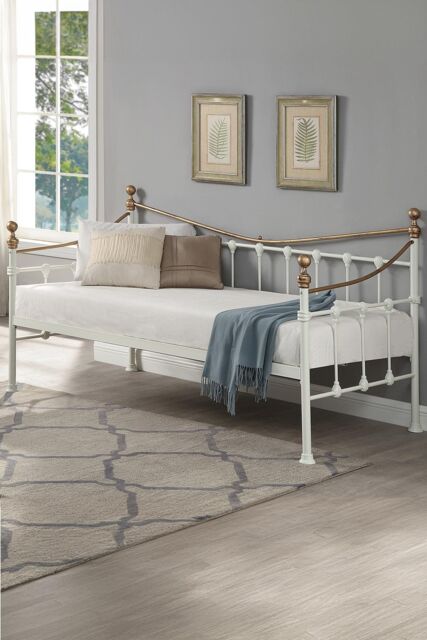 SlumberWorx Newnham Classic Victorian Style Living Room Bedroom Metal ...