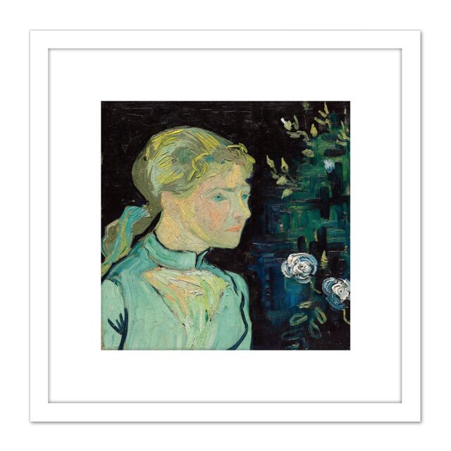 Artery8 Van Gogh Adeline Ravoux Portrait 8X8 Inch Square Wooden Framed ...