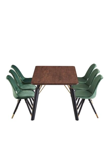 'Sofia Cosmo' LUX Dining Set with a Table & Chairs Set of 6 by ...