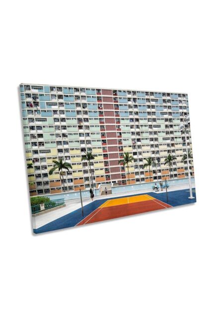 Choi Hung Estate Basketball Hong Kong Architecture Canvas Wall Art ...
