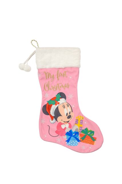 "Disney Minnie Mouse Stocking ""My First Christmas""" by Debenhams ...