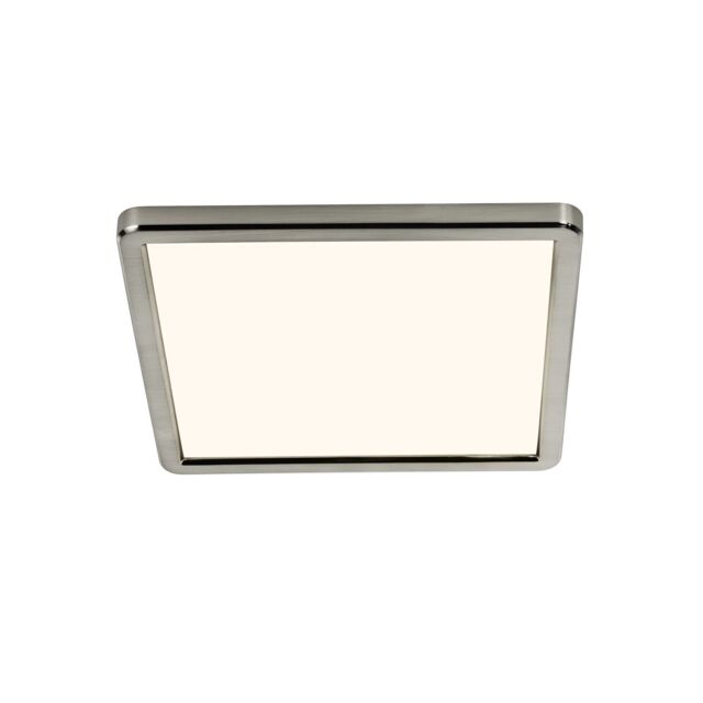 'Oja 29 Square' Indoor Ceiling Light Brushed Nickel Intergrated LED by ...
