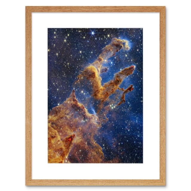 Wall Art Print NASA James Webb Space Telescope Pillars of Creation ...