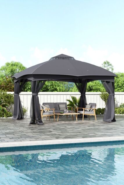 Arc-Shaped Outdoor Garden Gazebo Shade Canopy by Debenhams | ufurnish.com