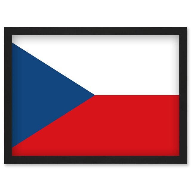 Czechia National Flag Vexillology World Flags Country Region Poster ...