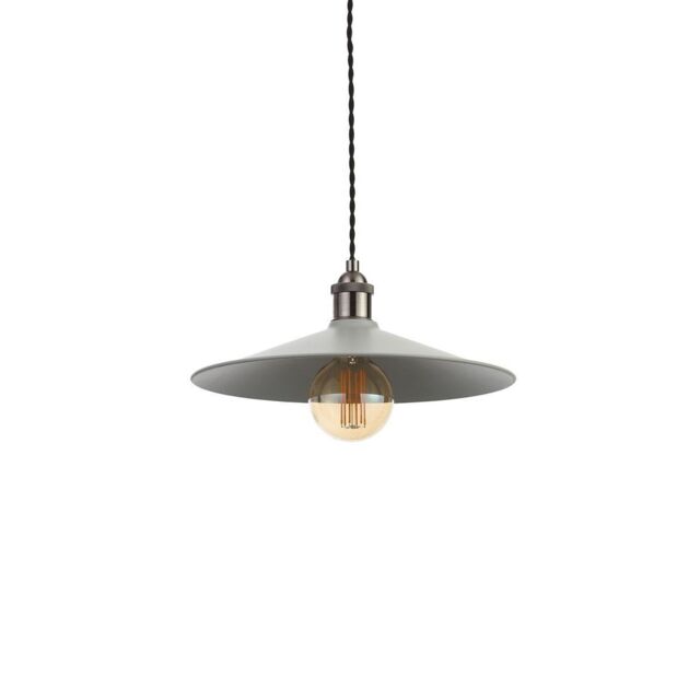 Rigel Large Dome Pendant Ceiling Light Matt Grey by Debenhams ...
