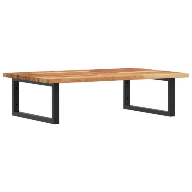 Berkfield Home Basin Shelf Wall Mounted Steel & Solid Wood Acacia in ...
