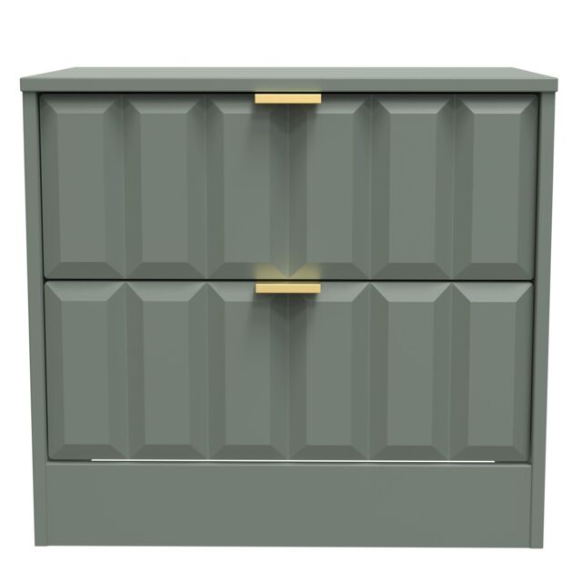 Ready Assembled 2 U Seattle 2 Drawer Side Table (Ready Assembled) in ...