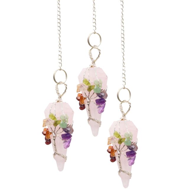 KDMD Magic Pendulum - Seven Chakra - Rose Quartz in Pink by Debenhams ...
