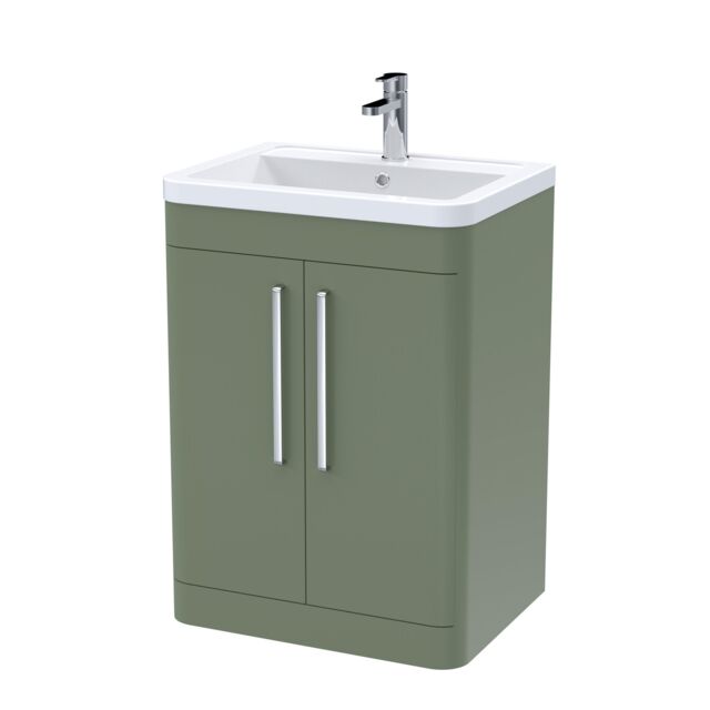 Balterley Contemporary Floor Standing 2 Door Bathroom Vanity Unit ...