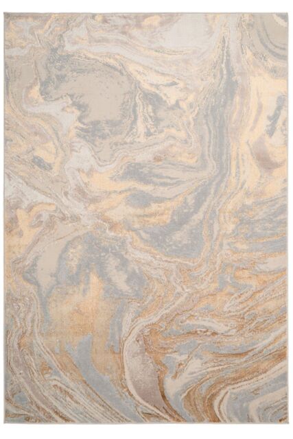 Silver Gold Metallic Marble Lustre Sheen Rug by Debenhams | ufurnish.com