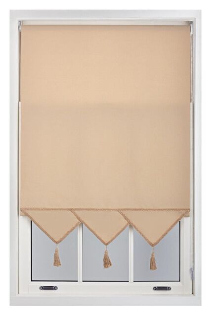Triangle Peak Window Roller Blind With Metal Fittings by Debenhams ...