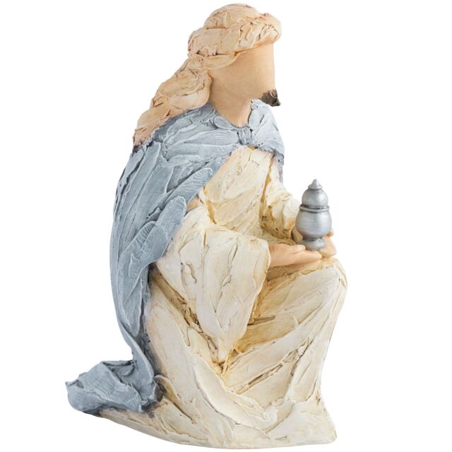 More Than Words Nativity Wise Man Blue (Myrrh) Figurine by Debenhams ...