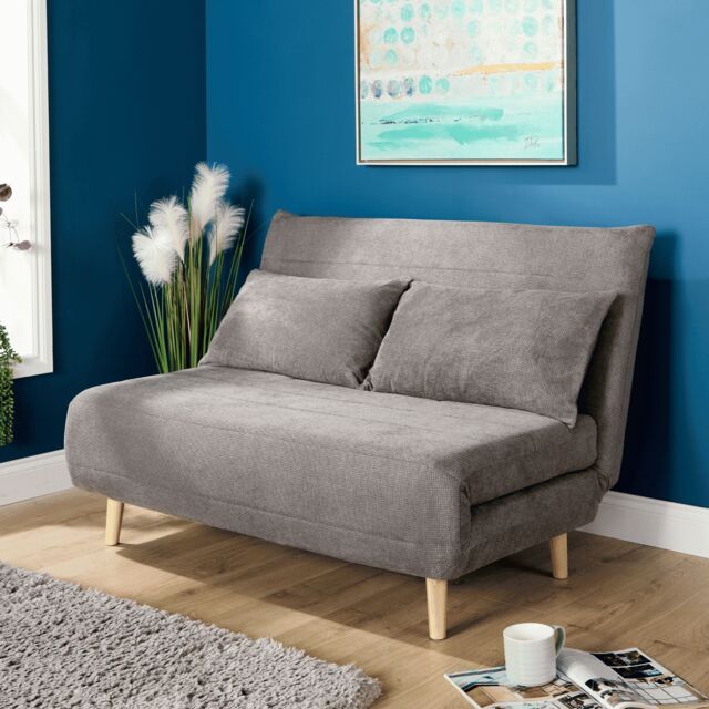 Home Source Double Clic Clac Sofa Bed Sleeper Couch Upholstered Living ...
