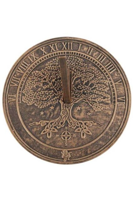 Tree Of Life Terracotta Sundial by Debenhams | ufurnish.com