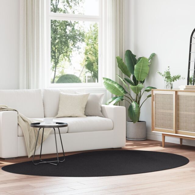 Rugs Black Wool 160 x 230 cm Decorative Inlays Area Rug Other by ...