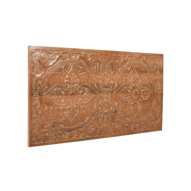 Darvell Mango Wood Bed Frame Headboard by Debenhams | ufurnish.com