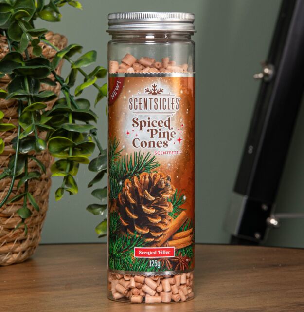 125g Spiced Pine Cones Scentsicles Scentfetti Christmas Decoration by ...