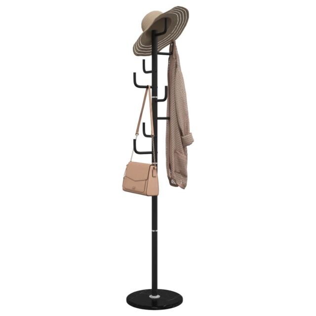 Coat Stand Black 183 cm Powder-coated Iron by Debenhams | ufurnish.com