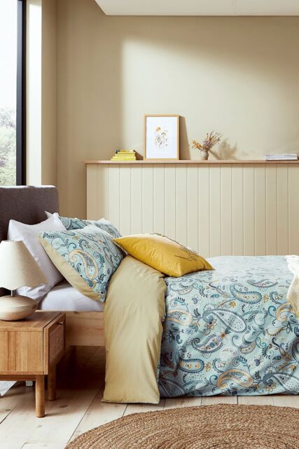 ''Duck Egg Paisley' Duvet Cover Set by Debenhams | ufurnish.com