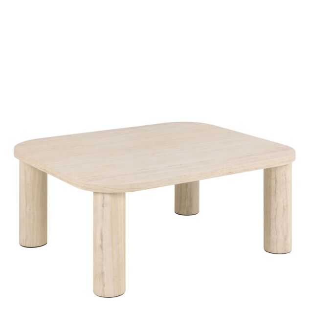 Solano Square Coffee Table in Light Travertine 60 x 60 cm by Debenhams ...
