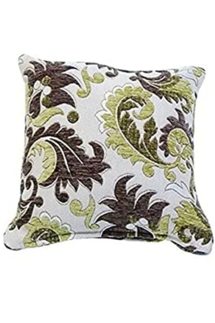 Aspen Floral Embellished Jacquard Cushion Cover by Debenhams | ufurnish.com