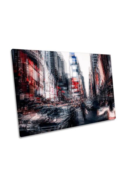 "CanvasGeeks Urban Jungle Times Square New York City Canvas Wall Art ...