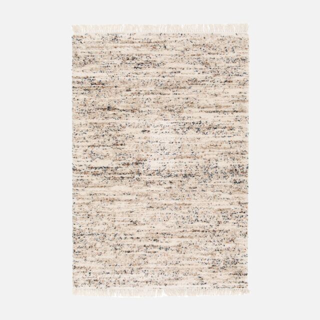 Interior Rug With Mottled Pattern Cream by Debenhams | ufurnish.com