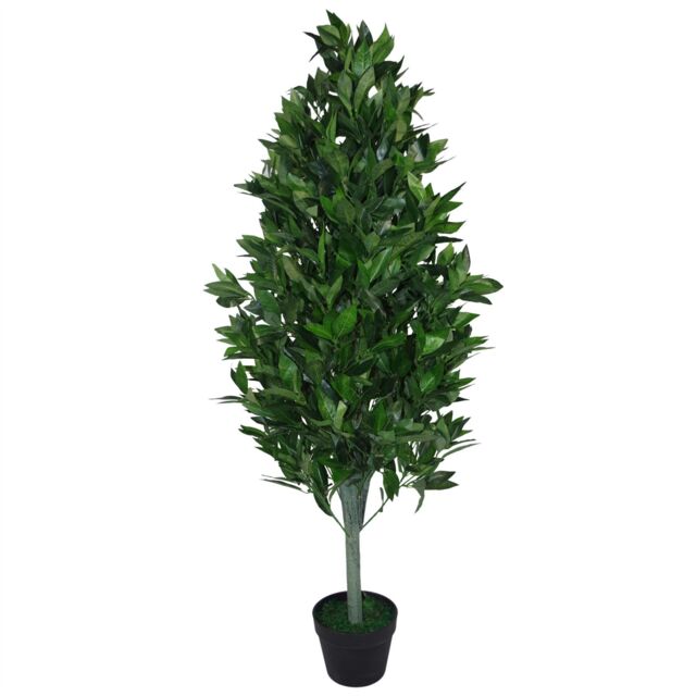 Leaf 120cm (4ft) Artificial Topiary Bay Tree Pyramid Cone - Extra Large ...