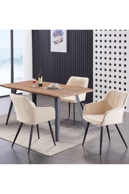 Camden Rocco LUX 5PCs Dining Set - a Wooden Dining Table and Set of 4 ...